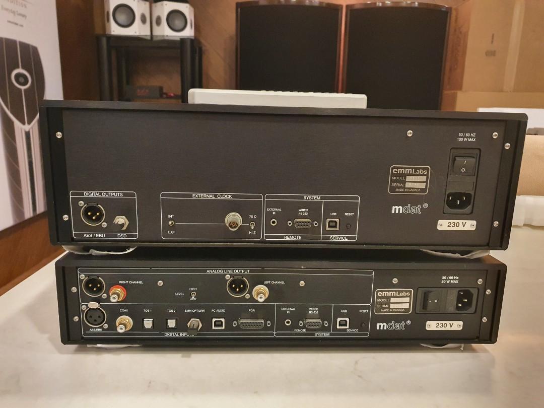 EMM Labs TSD-1 Sacd/cd transport+ Dac-2 DSD, Audio, Soundbars, Speakers ...
