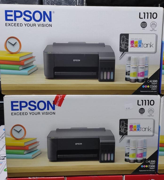 Epson EcoTank L1110 Ink Tank Printer, Computers & Tech, Printers ...