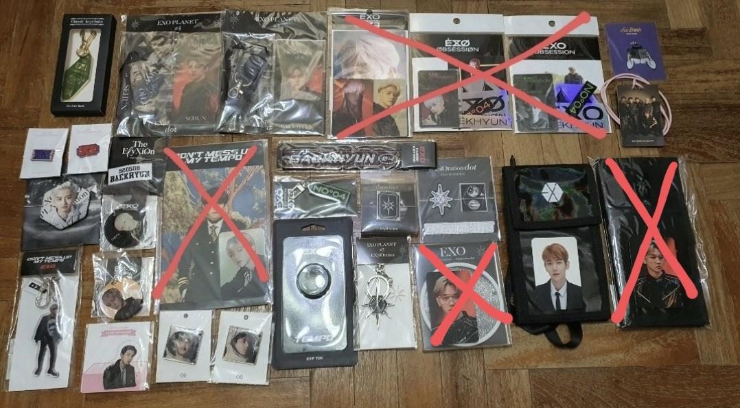 EXO Official Merchandise EXplOration ElyXiOn Obsession Tempo Baekhyun ...