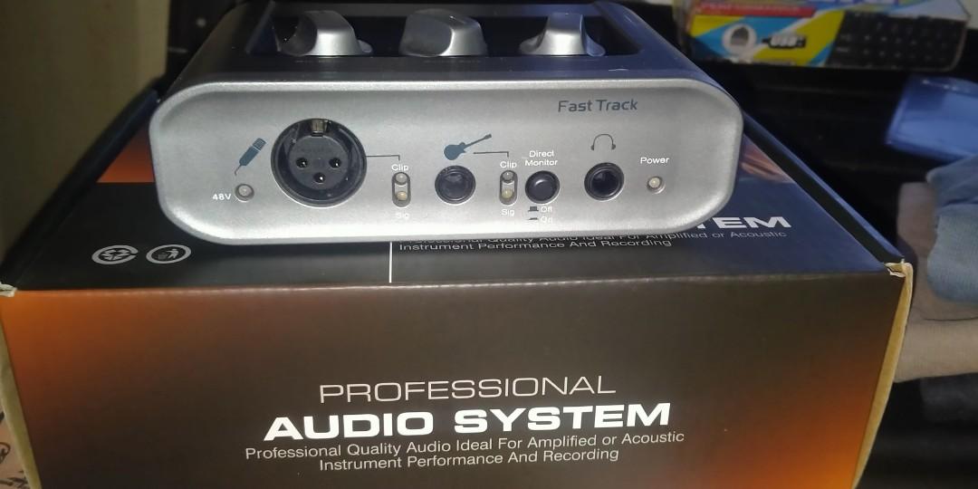 Fast Track M-Audio Interface, Audio, Other Audio Equipment on Carousell