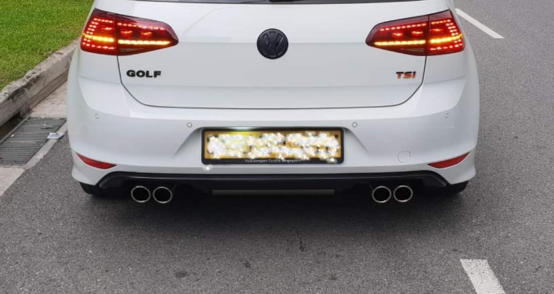 Golf R Original Rear White Bumper, Car Accessories, Accessories on ...