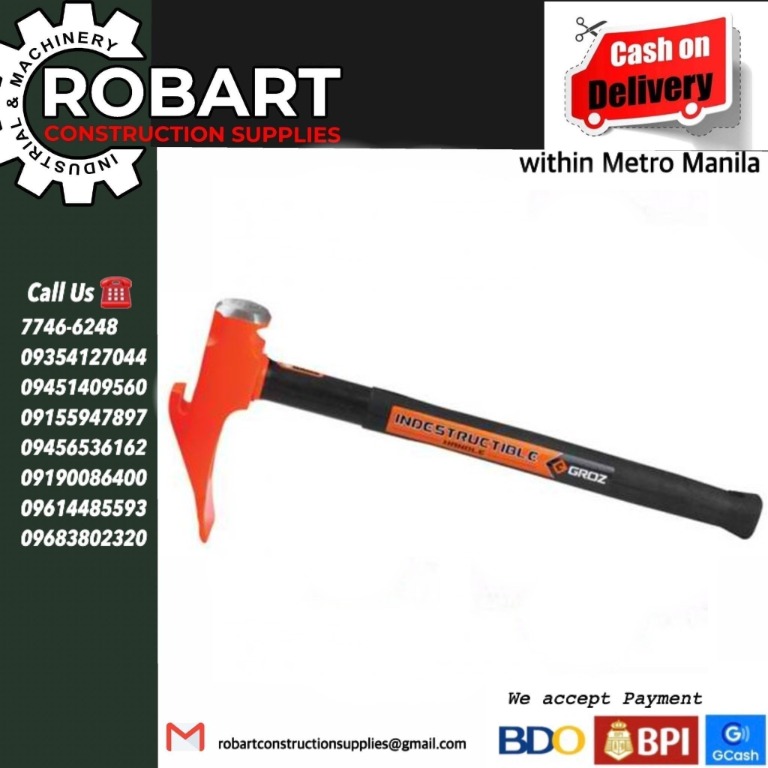 Groz Tyre Bead Breaker Hammer (Indestructible Handle), Commercial ...