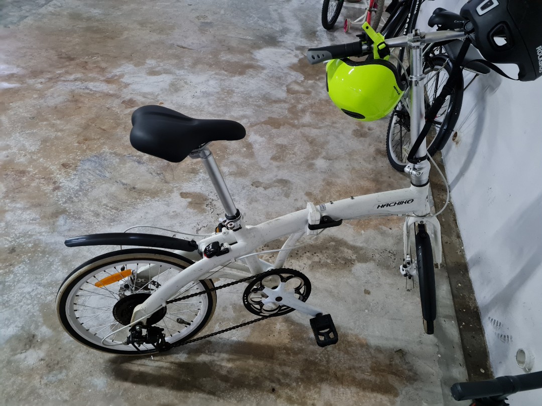 Hachiko HA-01 Folding Bicycle bike. 20 inch wheels 20", Sports Equipment, Bicycles & Parts ...