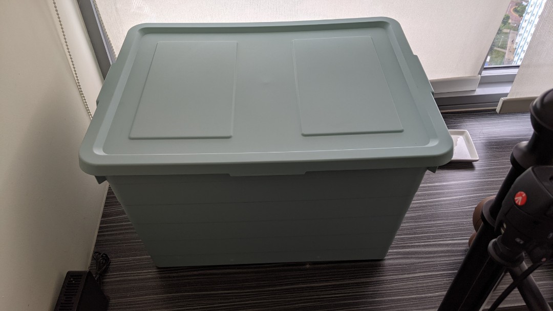 Ikea container storage box with lid, Furniture & Home Living, Home ...