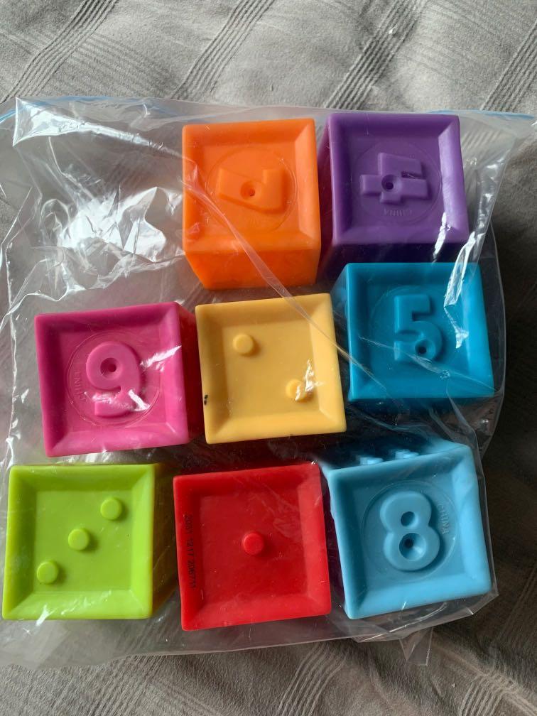 Infantion squeeze and stack block set, Hobbies & Toys, Toys & Games on ...