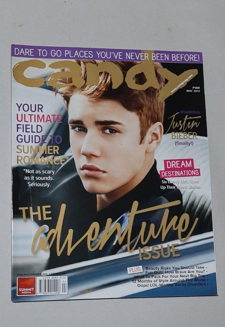 Justin Bieber Candy The Philippines No. 1 Teen Mag Collectible Magazine ...