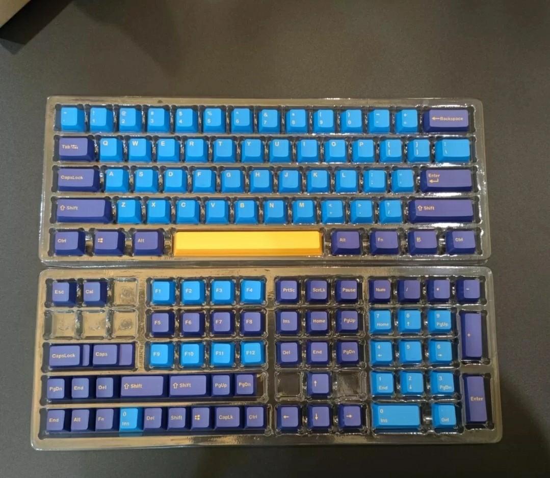 [Keycap] Blue Macaw Themed Keycaps for custom mechanical keyboard ...