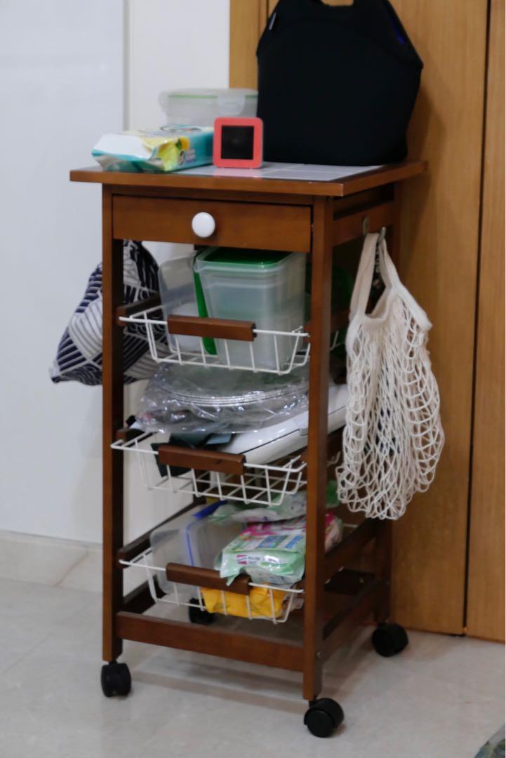 Kitchen Trolley, Furniture & Home Living, Furniture, Shelves, Cabinets ...