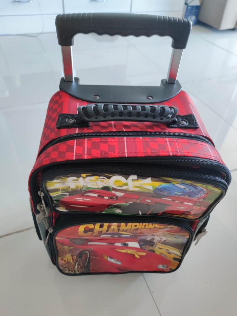 Like new back to school disney cars trolley bag, Babies & Kids, Babies ...