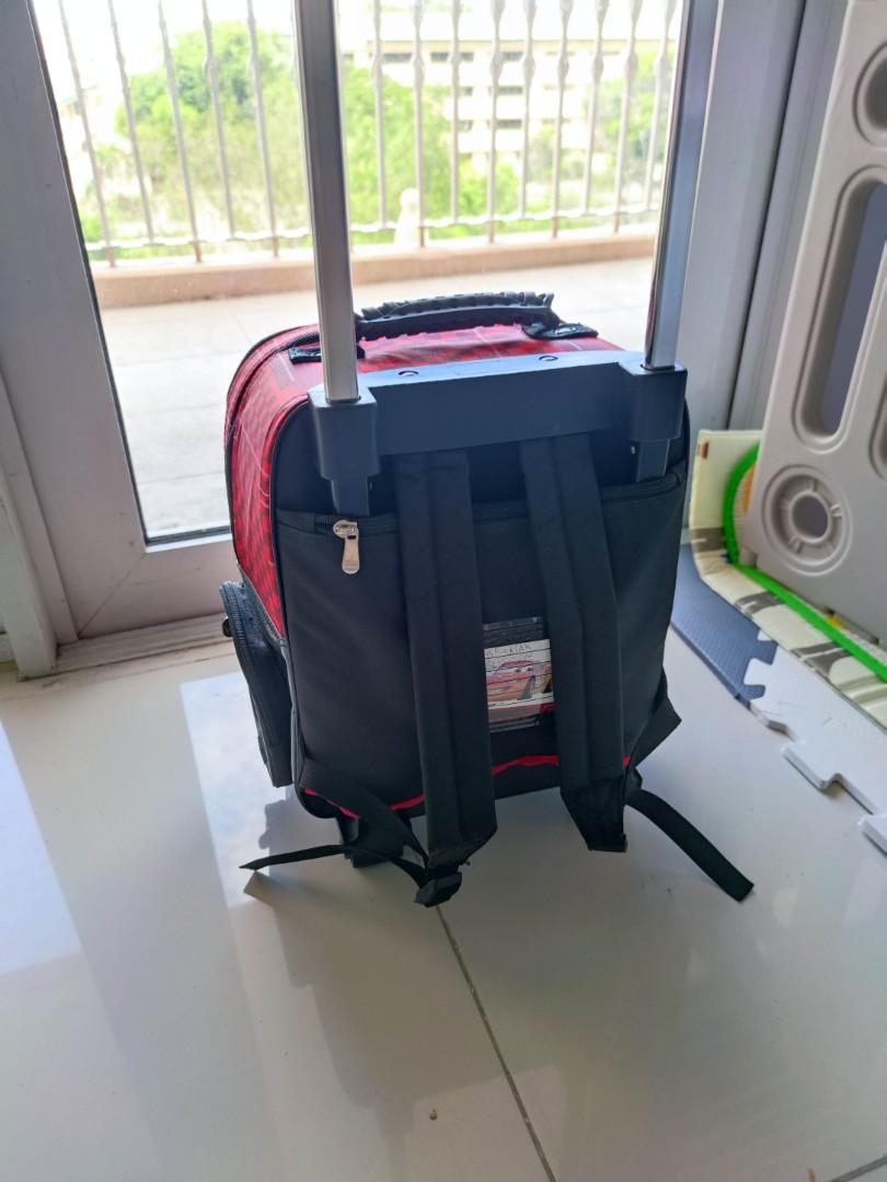 Like new back to school disney cars trolley bag, Babies & Kids, Babies ...