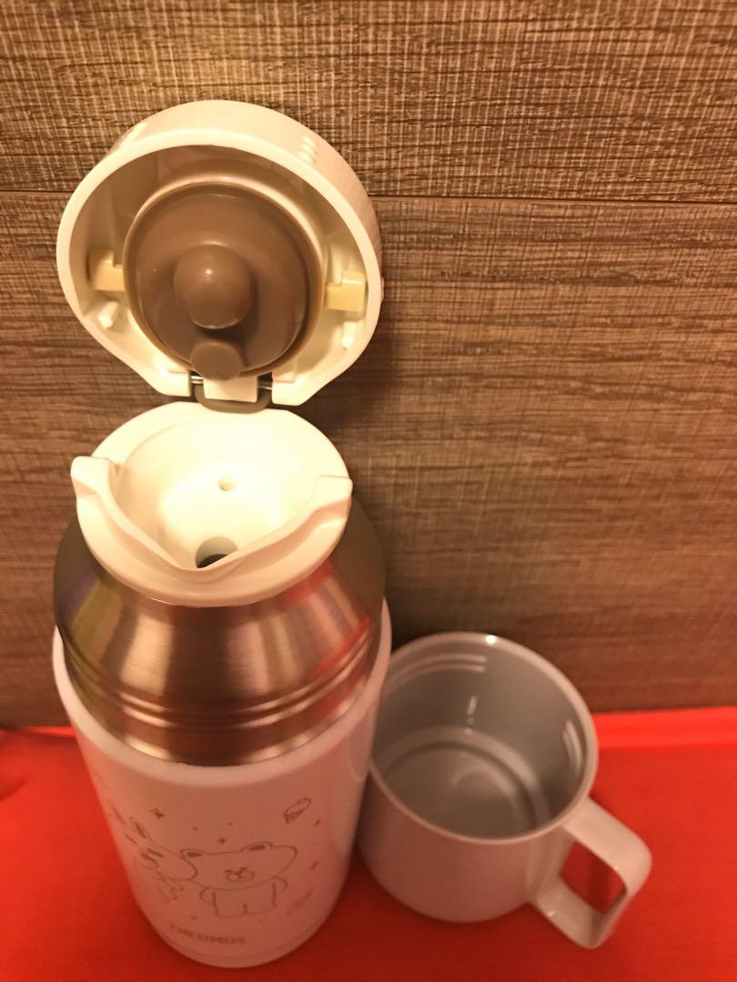 Thermos Line friends 真空保溫瓶, 傢俬＆家居, 廚具和餐具, 廚水杯、水壺 - Carousell