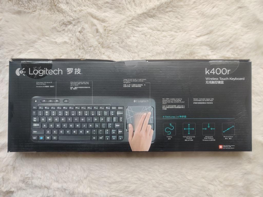 Logitech k400r Wireless Touch Keyboard, Computers & Tech, Parts ...