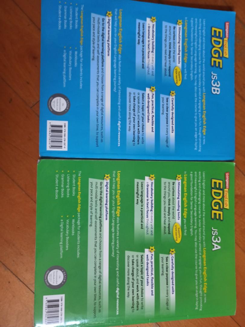 Longman English edge JS3A 3B/Edge vocabulary booster 3A 3B, 興趣及遊戲, 書本 ...