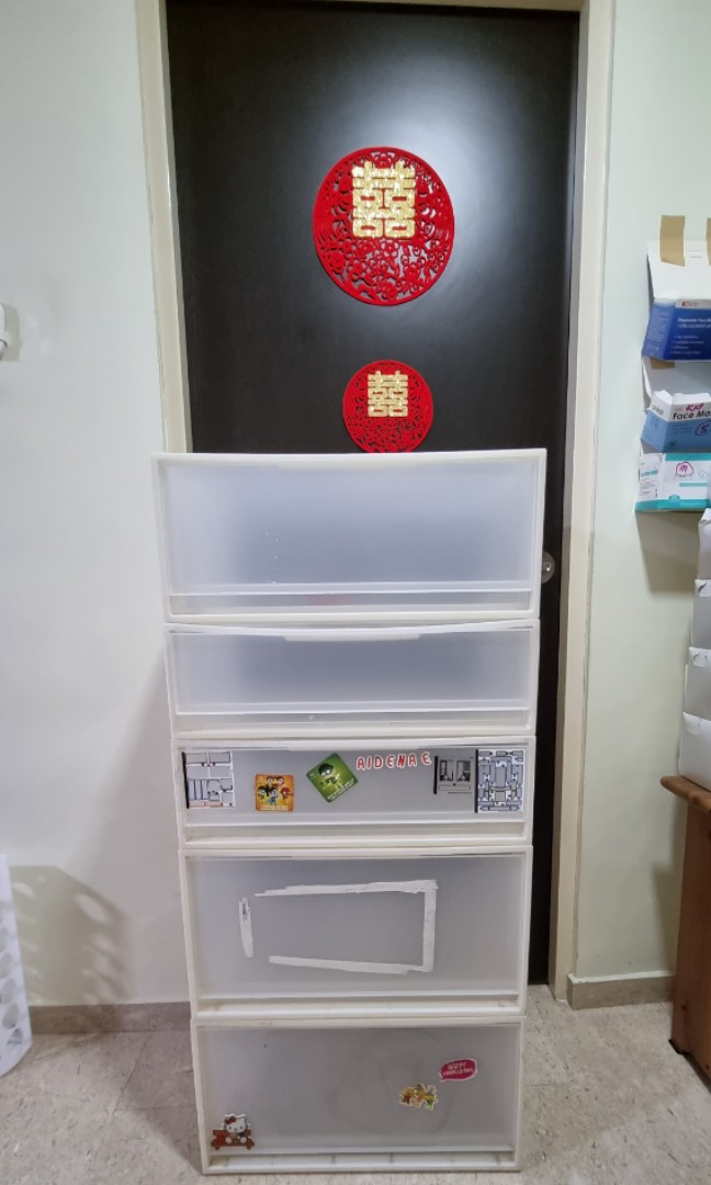 Muji large storage boxes, Furniture & Home Living, Home Improvement ...