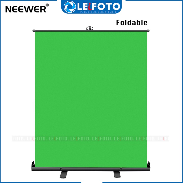 Neewer Green Screen Green Pull-up Style with Auto-Locking Frame ...