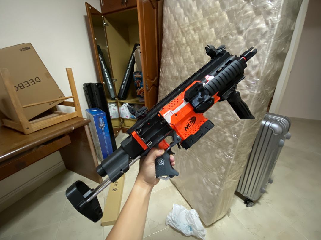 Nerf stryfe modded, Hobbies & Toys, Toys & Games on Carousell