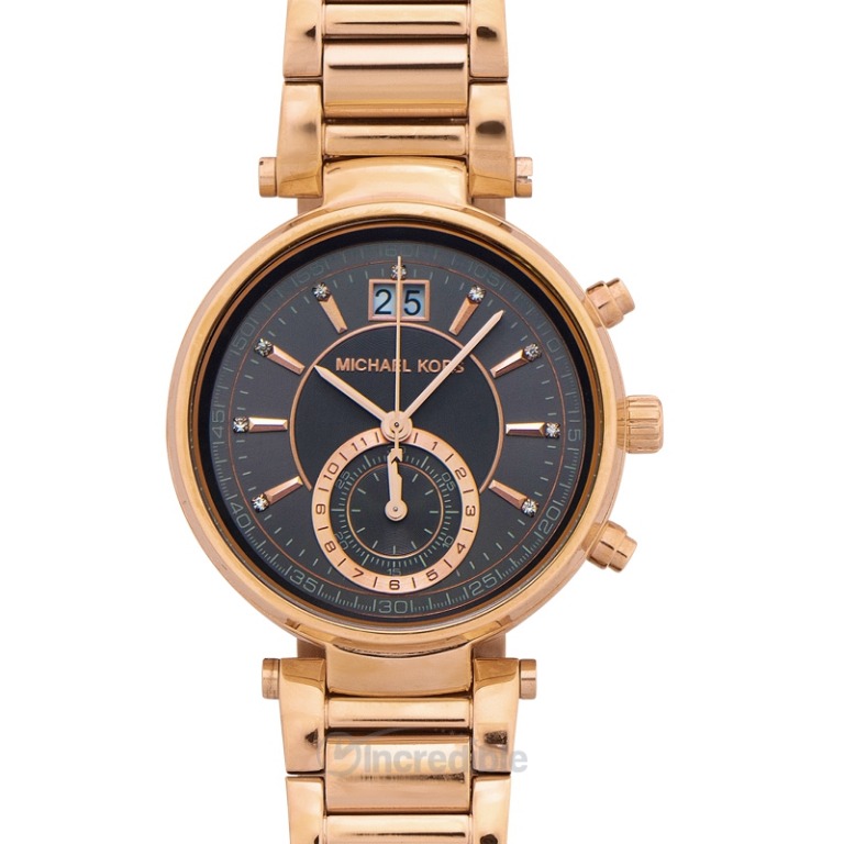 [NEW] Michael Kors Quartz Grey Dial Stainless Steel Ladies Watch MK6226 ...