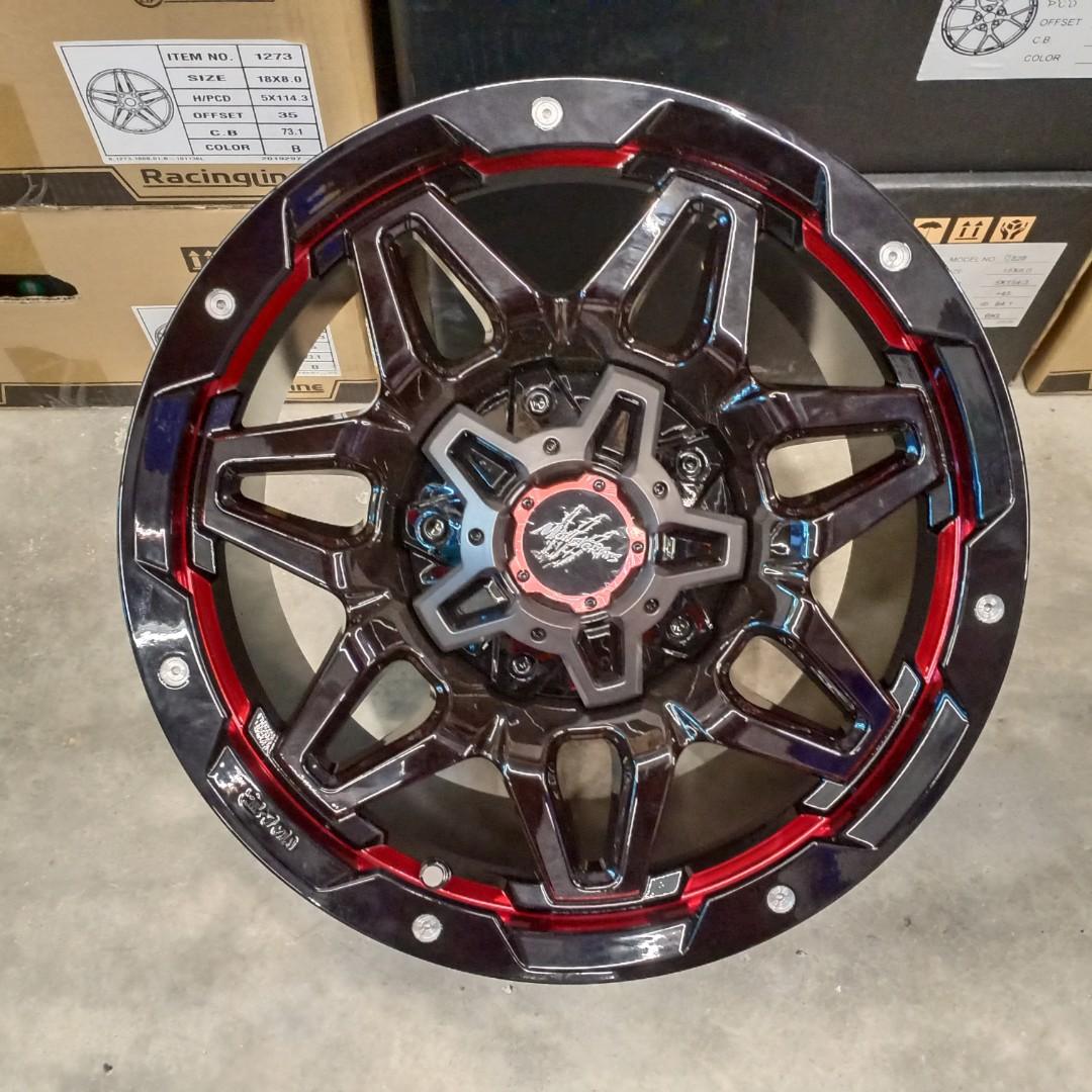 NEW SPORT RIM 17 INCH ORI MONSTERIMS MOR 10 TOYOTA HILUX FORD RANGER ...