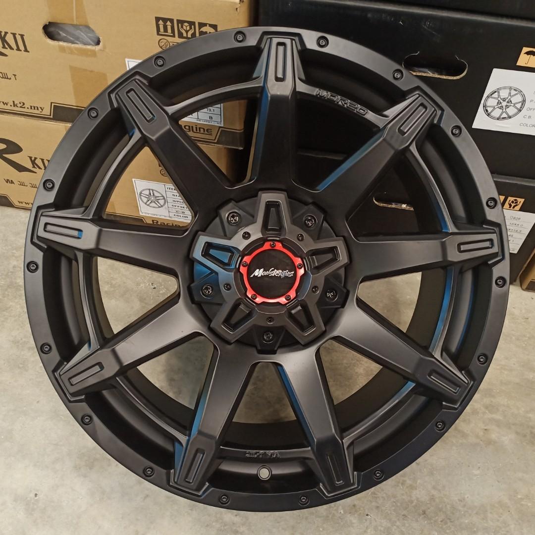 NEW SPORT RIM 18 INCH ORI MONSTERIMS MOR 20 HILUX RANGER DMAX TRITON ...