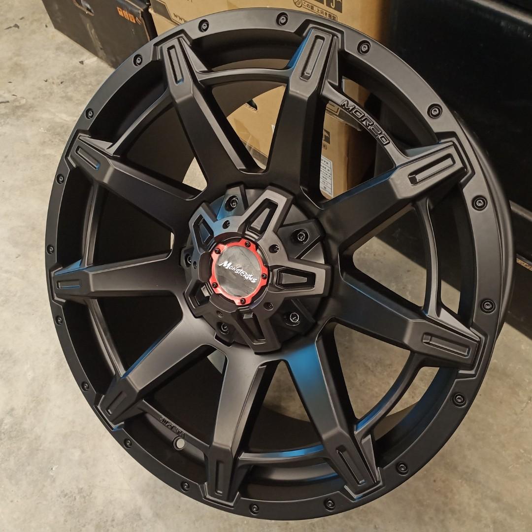 NEW SPORT RIM 18 INCH ORI MONSTERIMS MOR 20 HILUX RANGER DMAX TRITON ...