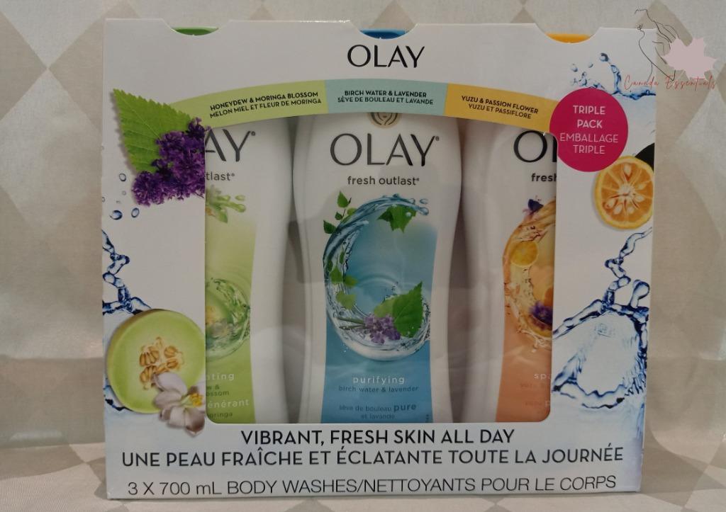 Olay Fresh Outlast Triple Pack 3 x 750 ml Body Washes (100% Authentic ...