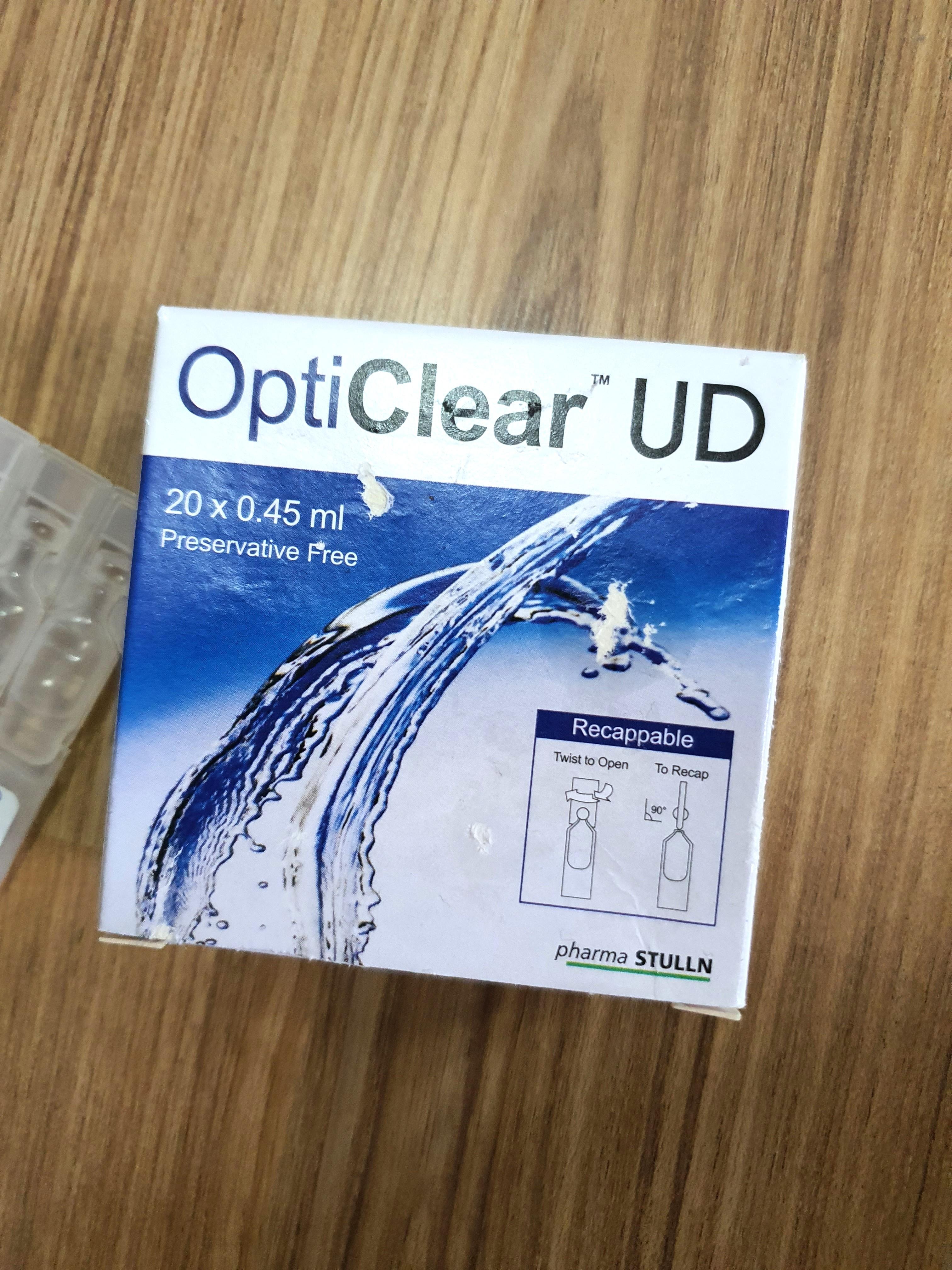 OptiClear UD eye drops (20 x 0.45ml), Beauty & Personal Care, Vision ...