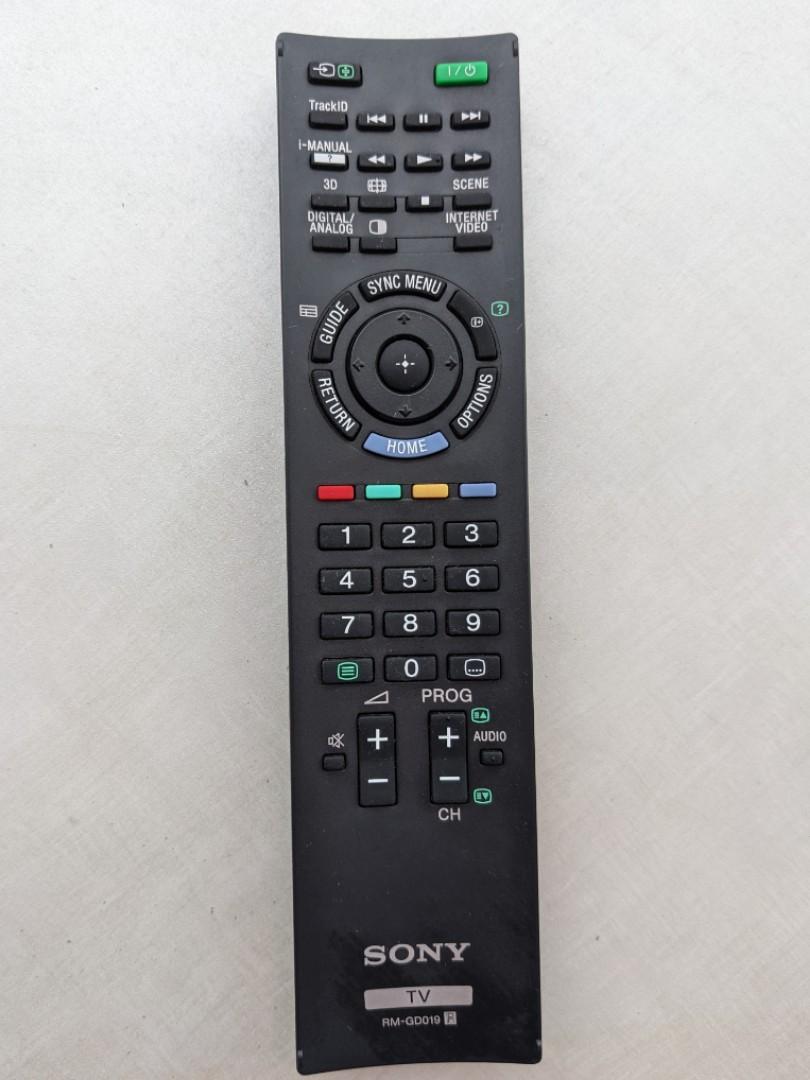 ORIGINAL Sony LED TV remote control : RM-GD019, TV & Home Appliances ...