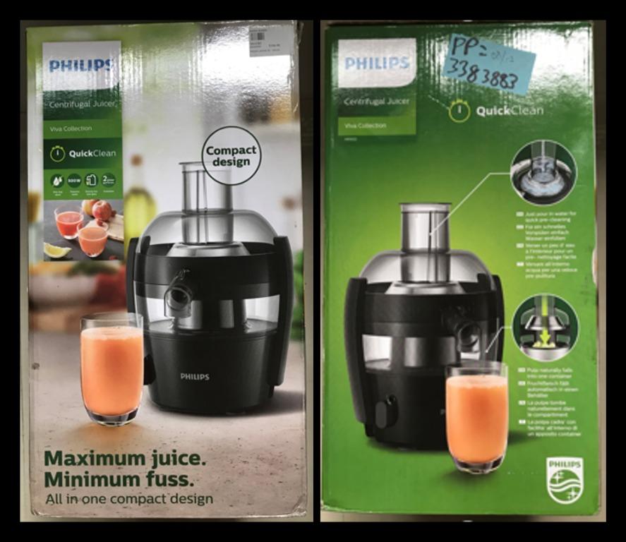 Philips Centrifuga Juicer Viva Collection HR1832, TV & Home Appliances, Kitchen Appliances ...