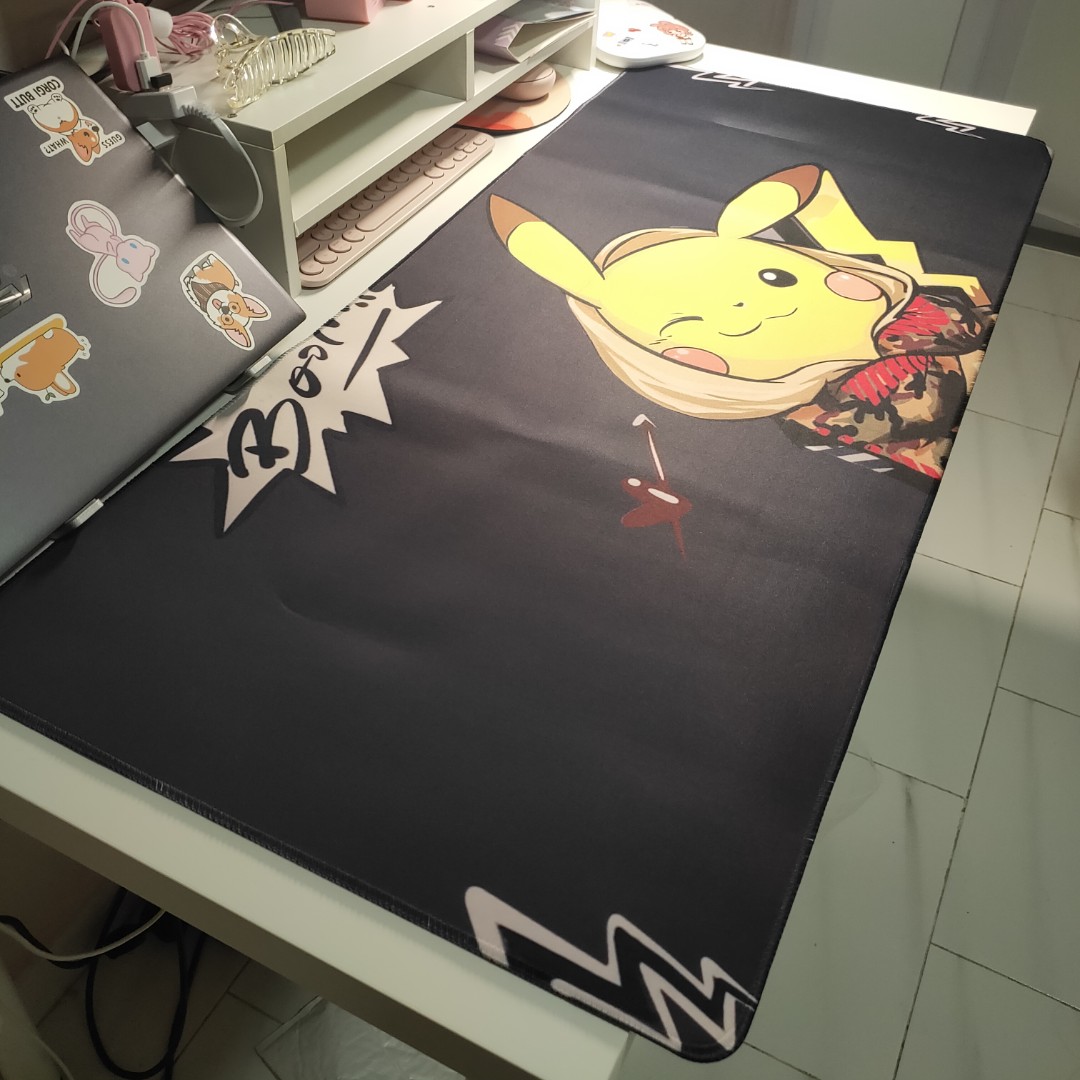 Pikachu Desk Pad/ Gaming Mat Brand New, Computers & Tech, Parts ...