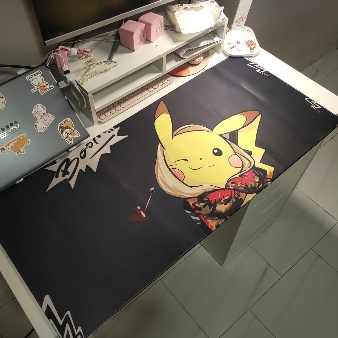Pikachu Desk Pad/ Gaming Mat Brand New, Computers & Tech, Parts ...