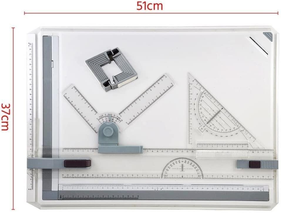 Popamazing Rapid A3 Multi Function Plastic Drawing Board with Set ...