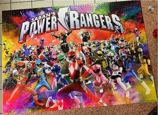 Power Rangers 3000 Pieces Jigsaw Puzzle - Made in USA, Hobbies & Toys ...