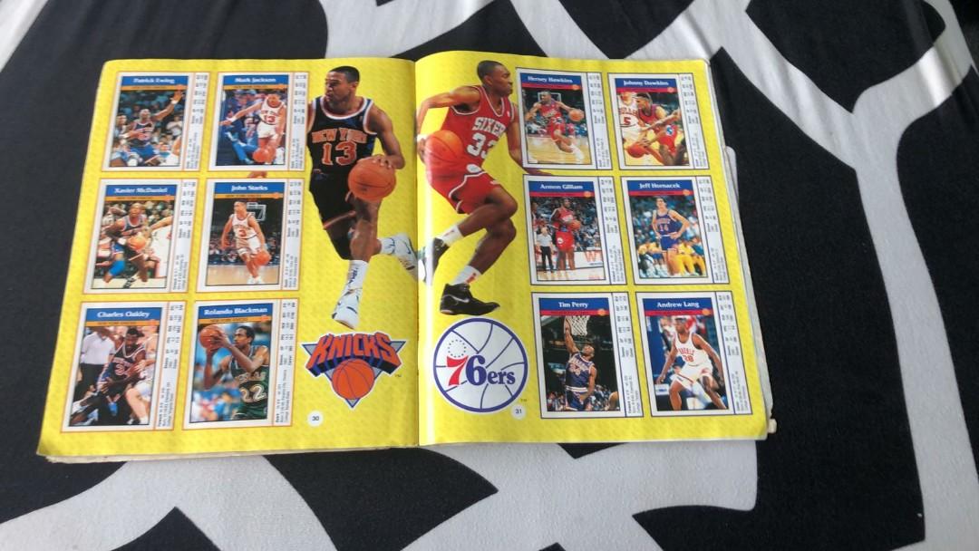*RARE* Panini NBA 1992-93 Sticker Book Completed, Hobbies & Toys ...