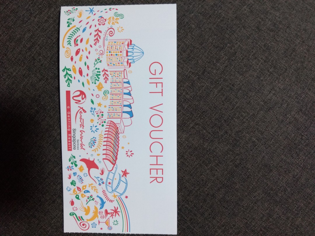 RWS gift Voucher, Tickets & Vouchers, Vouchers on Carousell