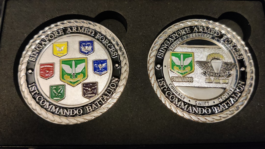 SAF Commando Coin, Hobbies & Toys, Memorabilia & Collectibles, Vintage ...