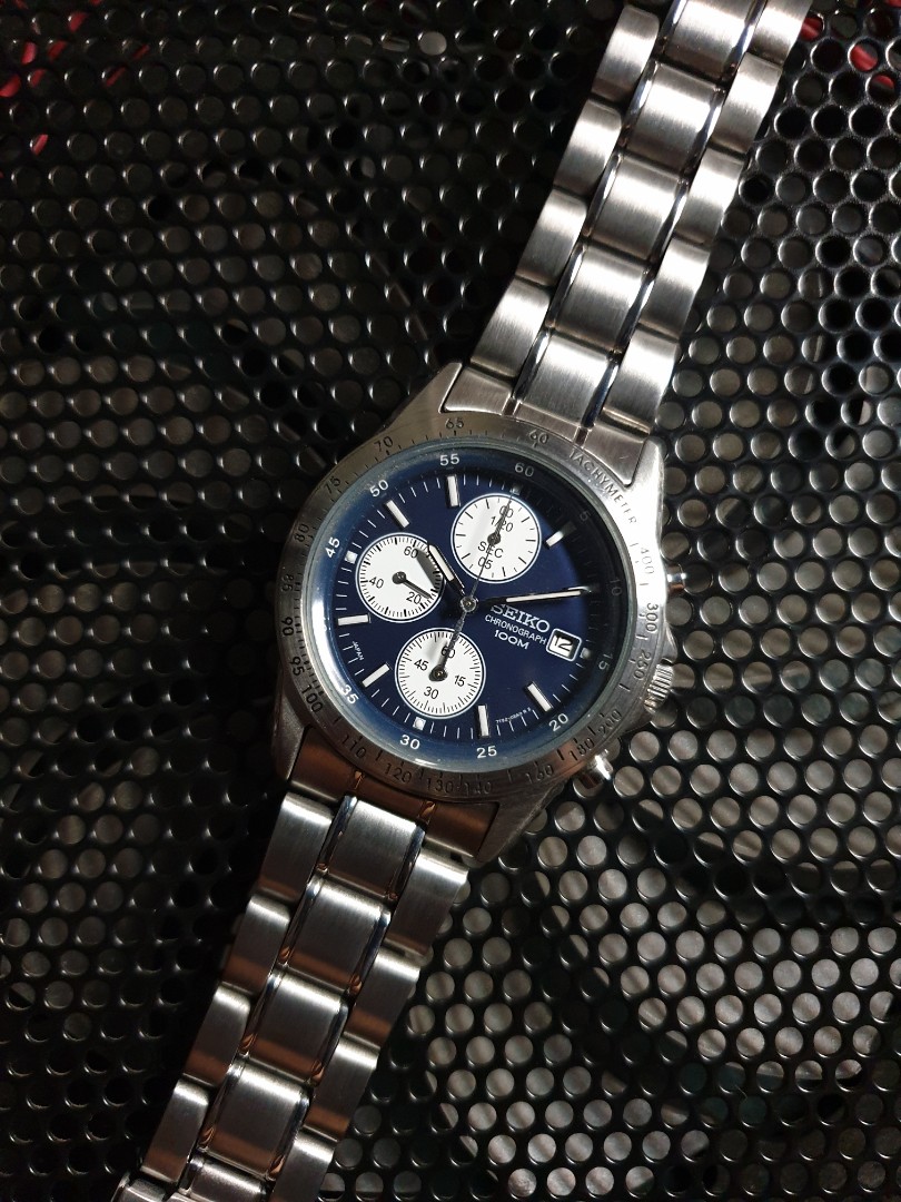 Seiko blue panda, Men's Fashion, Watches & Accessories, Watches on ...