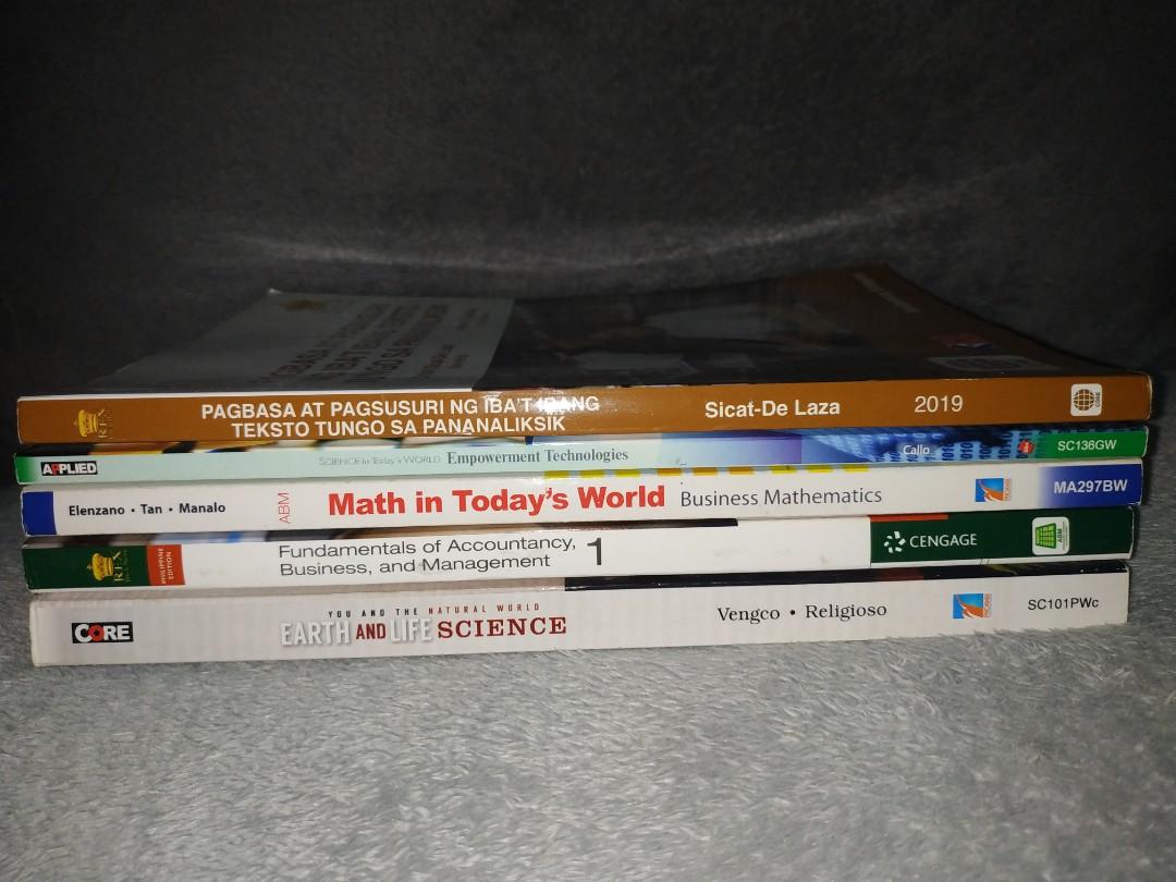 SHS Grade 11 Books (STEM, ABM, HUMSS, GAS) on Carousell