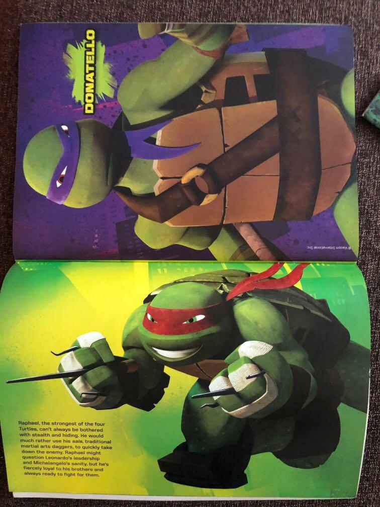 Teenage Mutant Ninja Turtles sticker book, Hobbies & Toys, Books ...