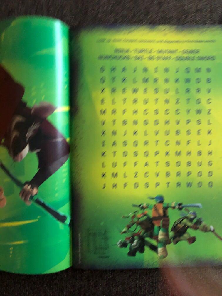 Teenage Mutant Ninja Turtles sticker book, Hobbies & Toys, Books ...