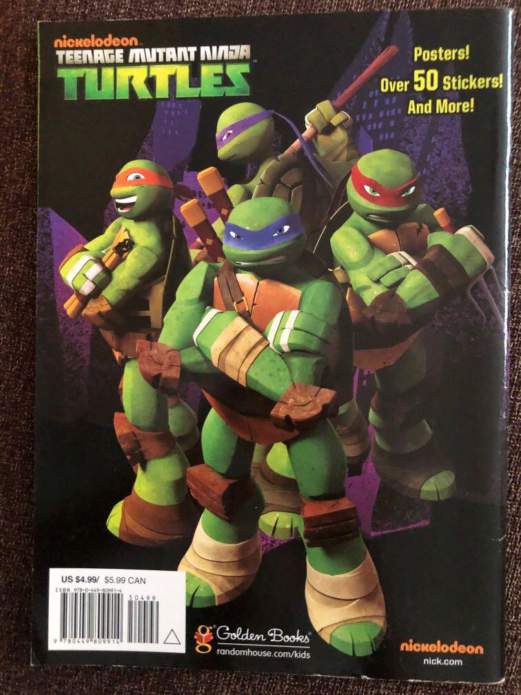 Teenage Mutant Ninja Turtles sticker book, Hobbies & Toys, Books ...