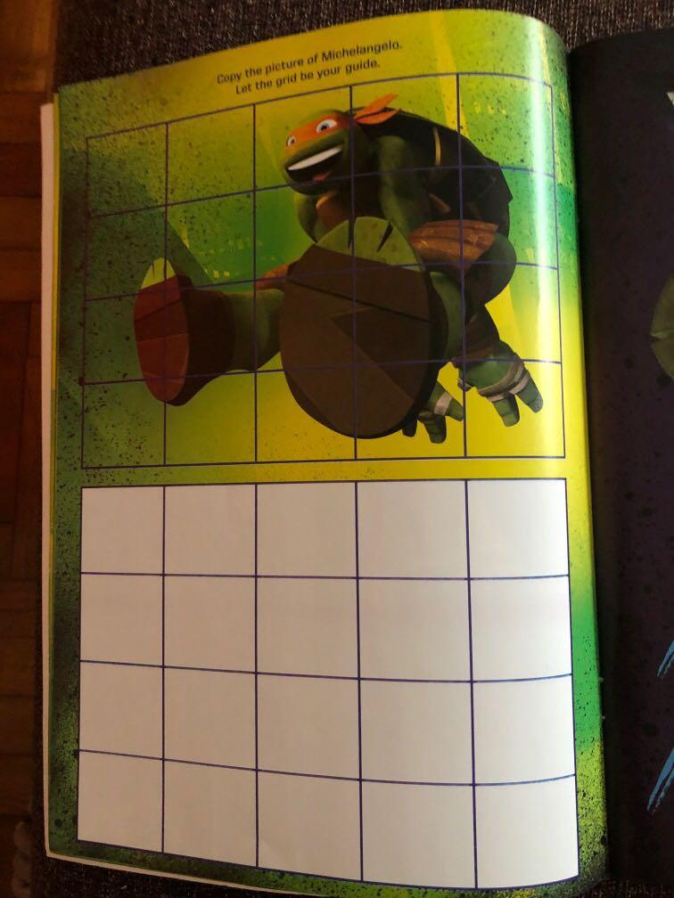 Teenage Mutant Ninja Turtles sticker book, Hobbies & Toys, Books ...