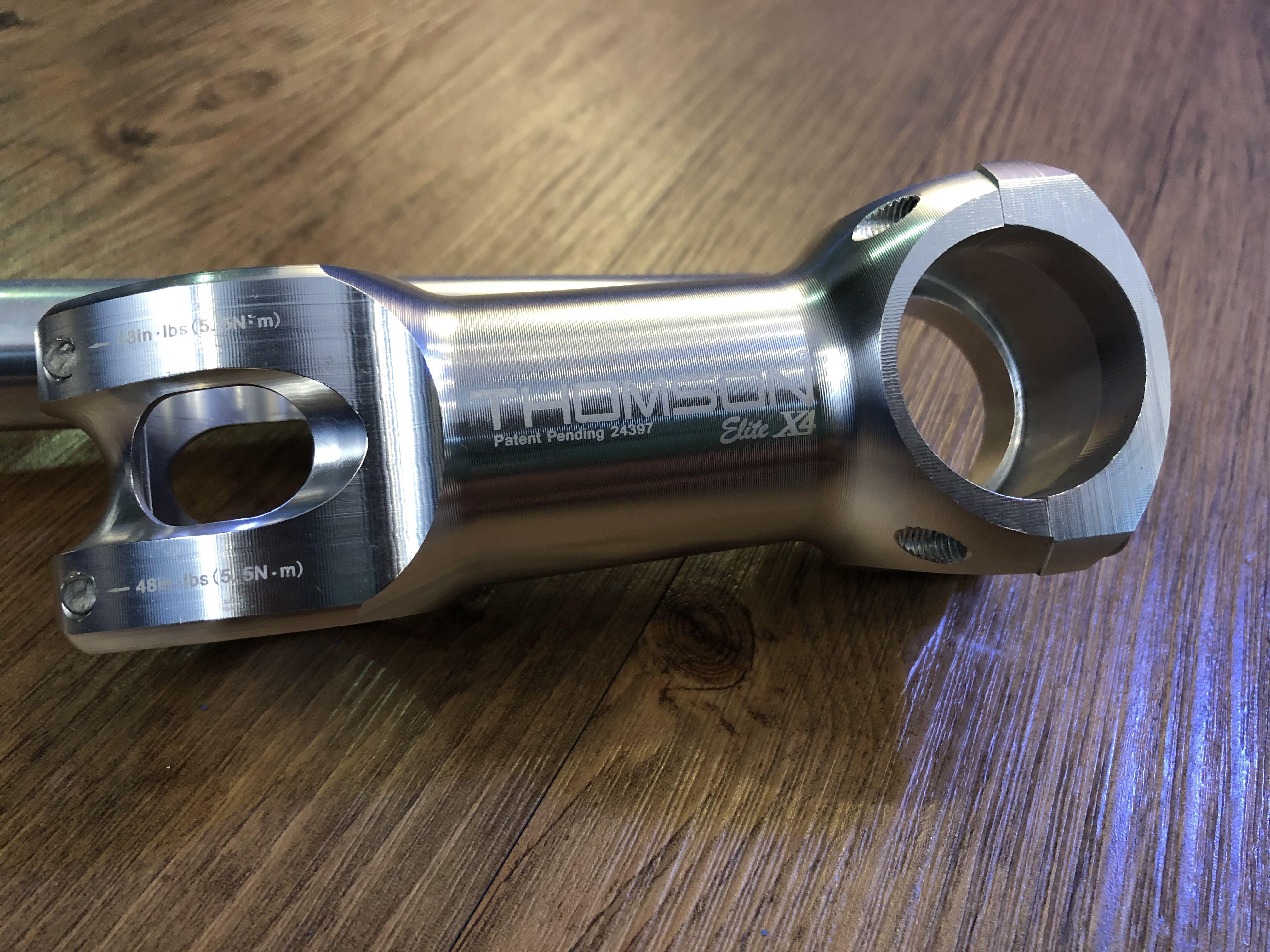 Thomson elite X4 stem and Bionic riser bar, Sports Equipment, Bicycles ...