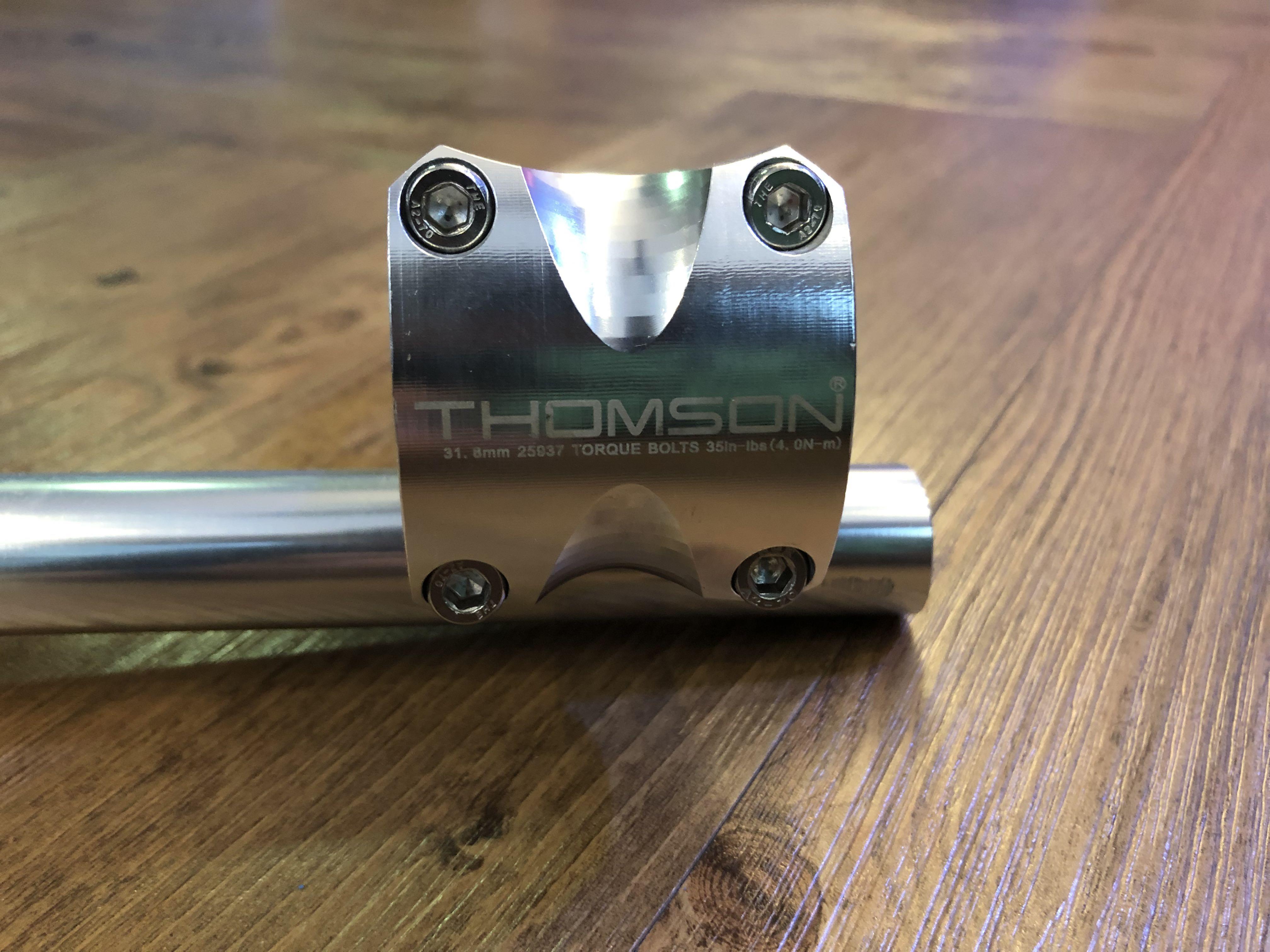 Thomson elite X4 stem and Bionic riser bar, Sports Equipment, Bicycles ...