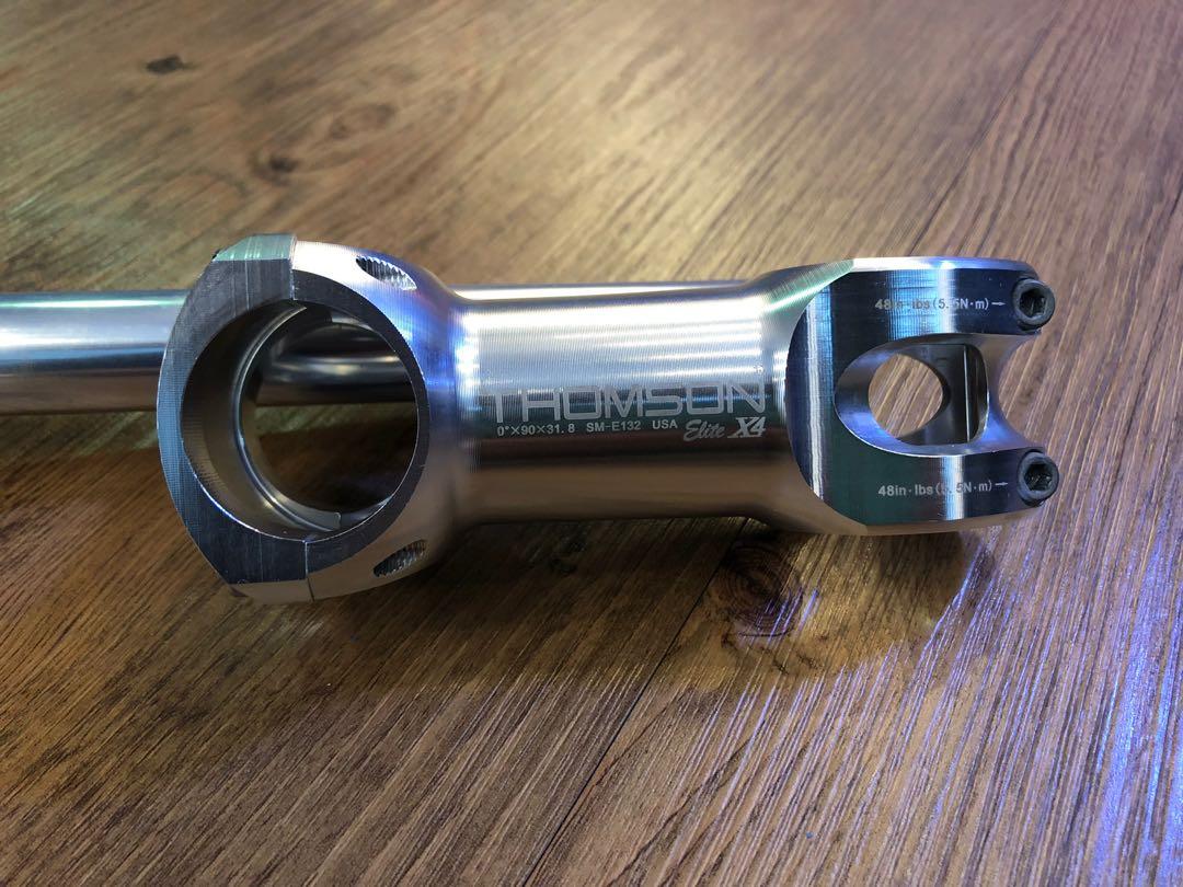 Thomson elite X4 stem and Bionic riser bar, Sports Equipment, Bicycles ...