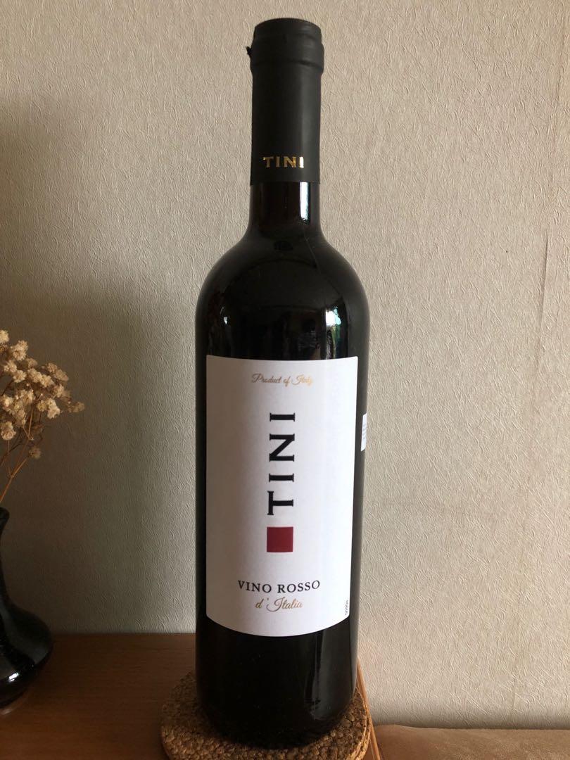 Tini Vino Rosso Italian Red Wine Food And Drinks Alcoholic Beverages On Carousell