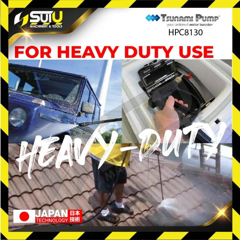 TSUNAMI PUMP HPC8130 130BAR INDUCTION MOTOR High Pressure Cleaner Water ...