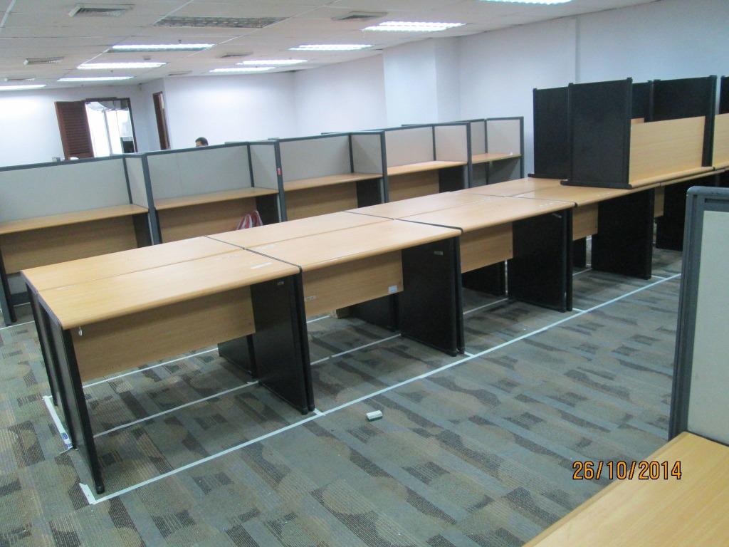 WORKSTATION TABLE TOP OFFICE PARTITIONS, Furniture & Home Living ...