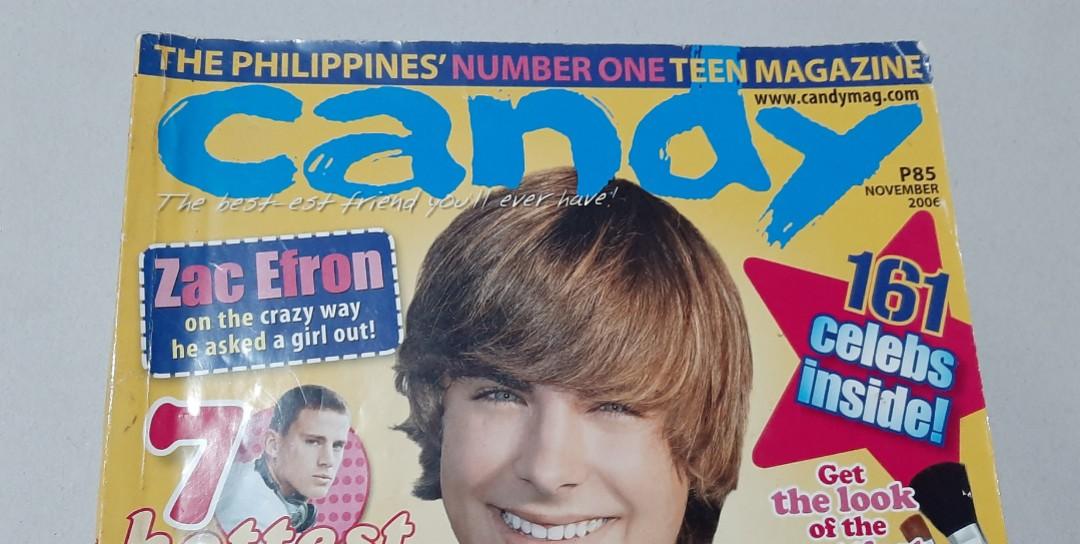 Zac Efron Candy The Philippines No. 1 Teen Mag Collectible Magazine ...