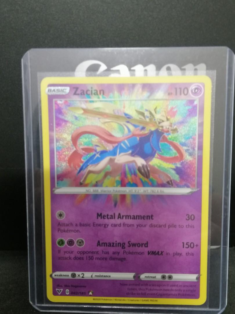 Zacian Amazing Rare (pokemon card), Hobbies & Toys, Toys & Games on ...