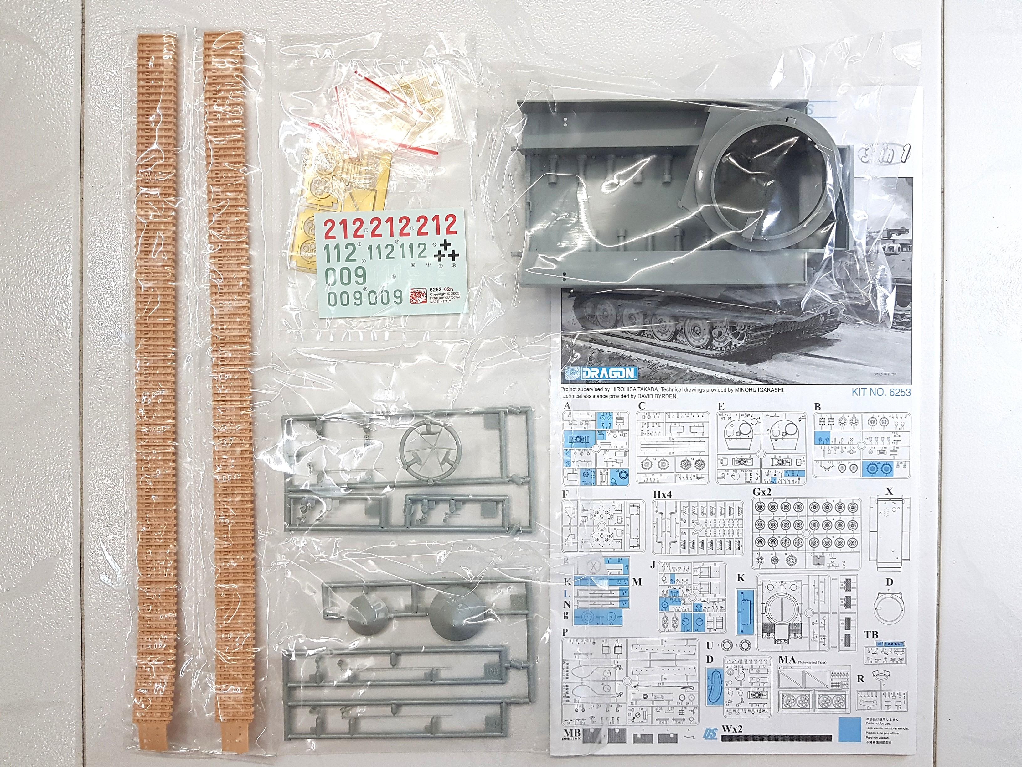 1/35 Dragon #6253 German Heavy Tank Pz Kpfw VI Ausf E Sd Kfz 181 Tiger ...